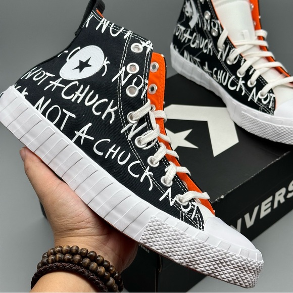 Converse | Shoes | Converse Mens Unttl3d High Top Not A Chuck Black ...